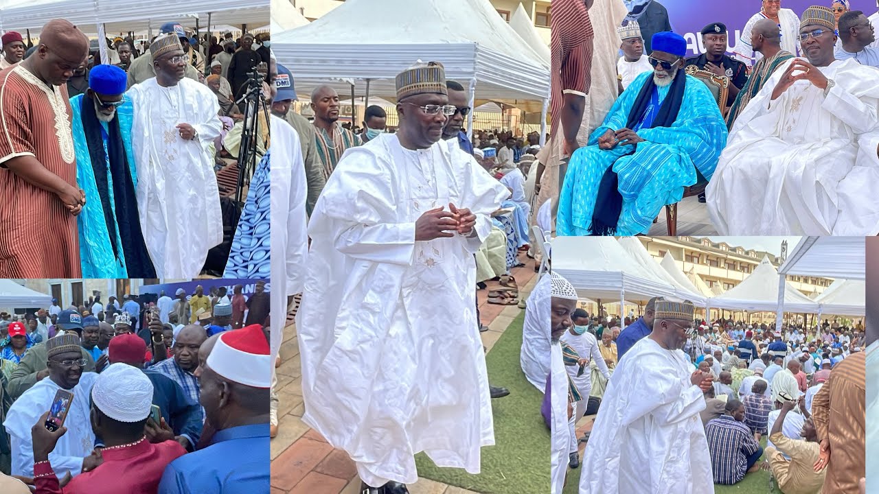 Dr. Bawumia storms National mosque to receive Devine fortification ...