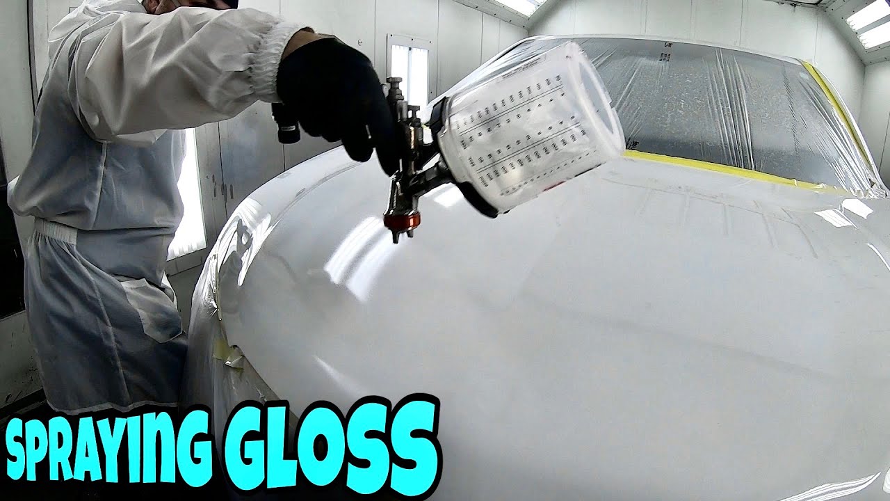 Car Painting: The ART of Spraying Clearcoat! - YouTube