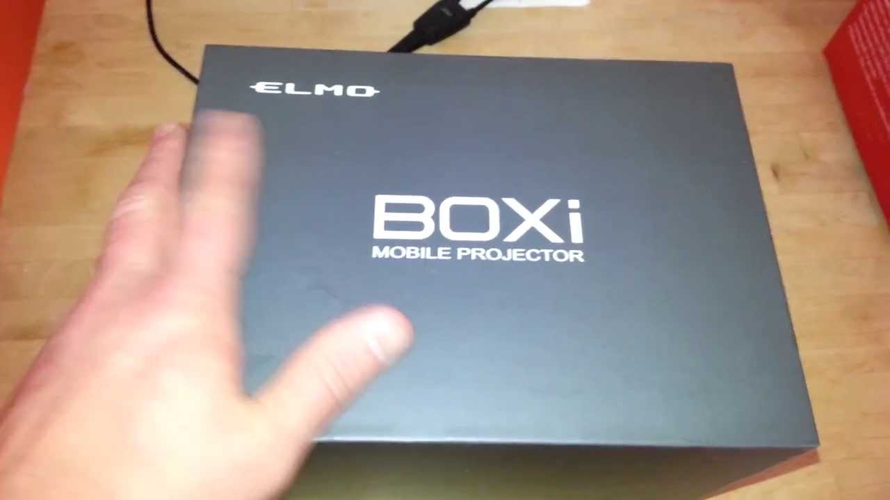 World's First Look at the BOXi MP-350 LED Projector from Elmo USA - YouTube