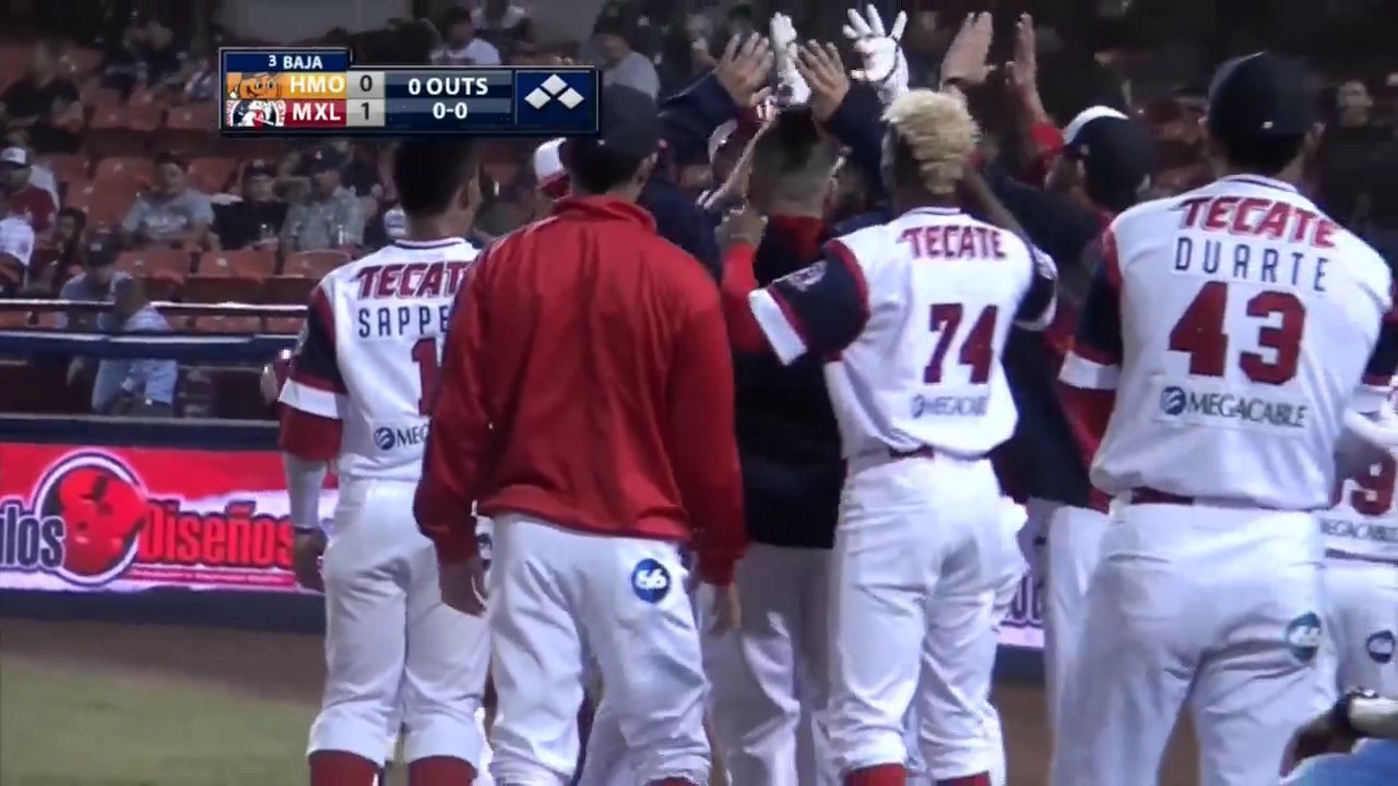HomeRun de Xorge Carrillo (1) de Aguilas de Mexicali LMP2016 - YouTube