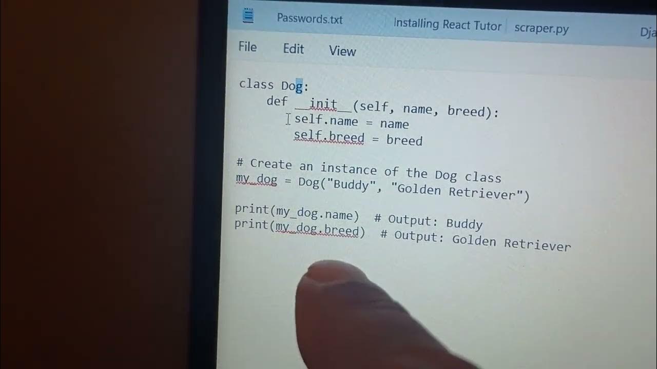 A Quick Tutorial About Object Oriented Programming in Python! - YouTube