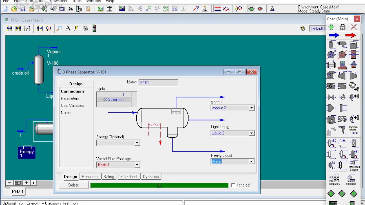 Simulasi Proses - Menggunakan HYSYS simulasi pump dan compressor - YouTube