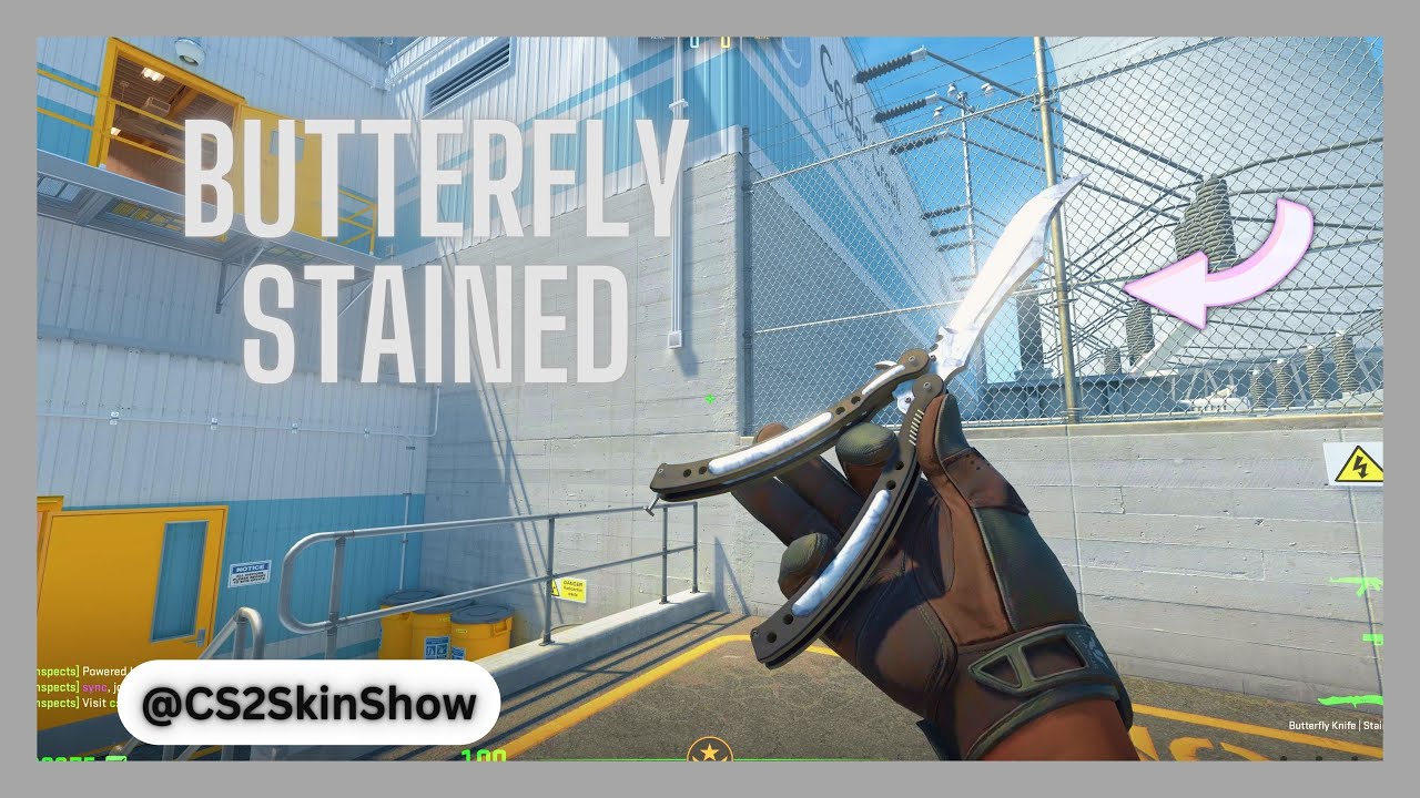 Butterfly Knife Stained CS2 Showcase (ALL FLOATS) [4K] - YouTube