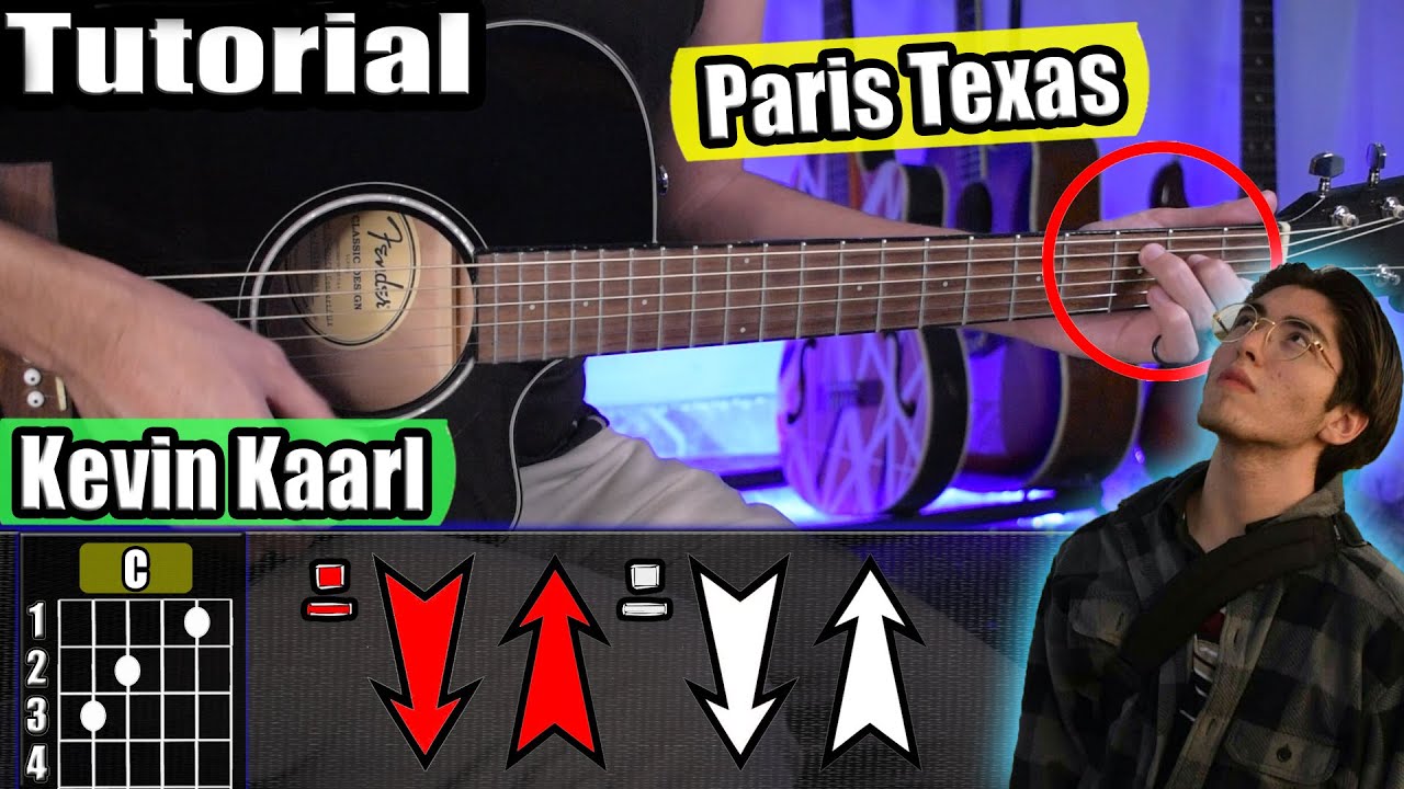 Paris Texas - Kevin Kaarl GUITARRA Tutorial | Acordes - YouTube