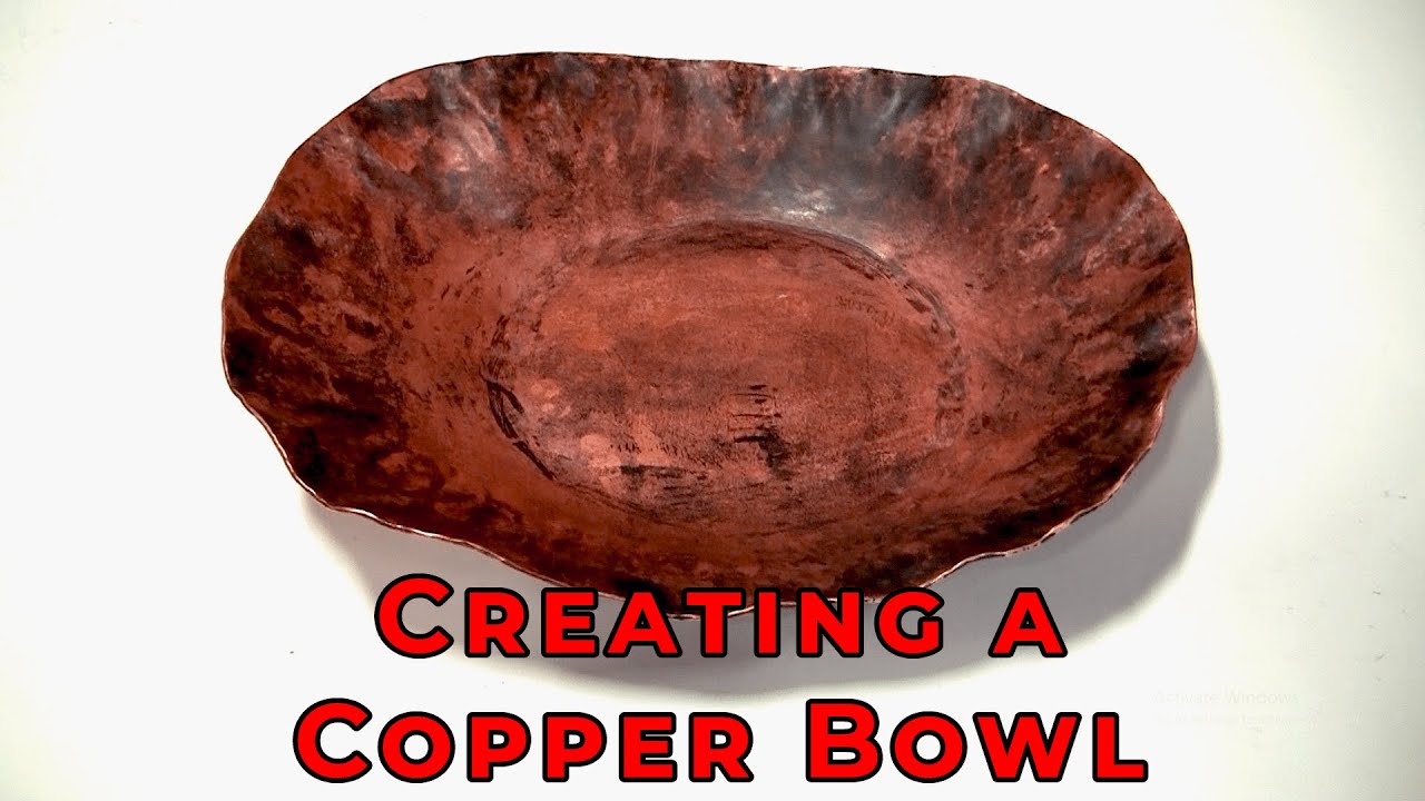 Making a copper bowl - YouTube