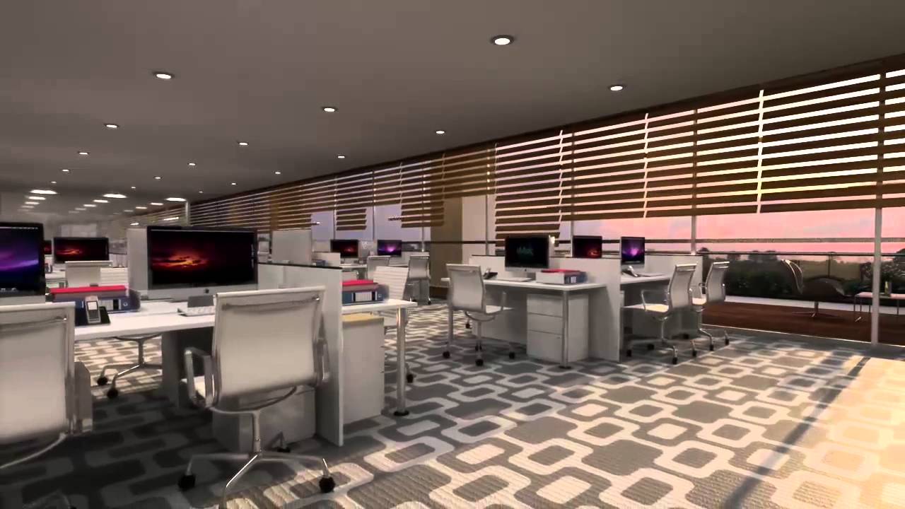 Ongoing Commercial Office Building Project Animation - YouTube