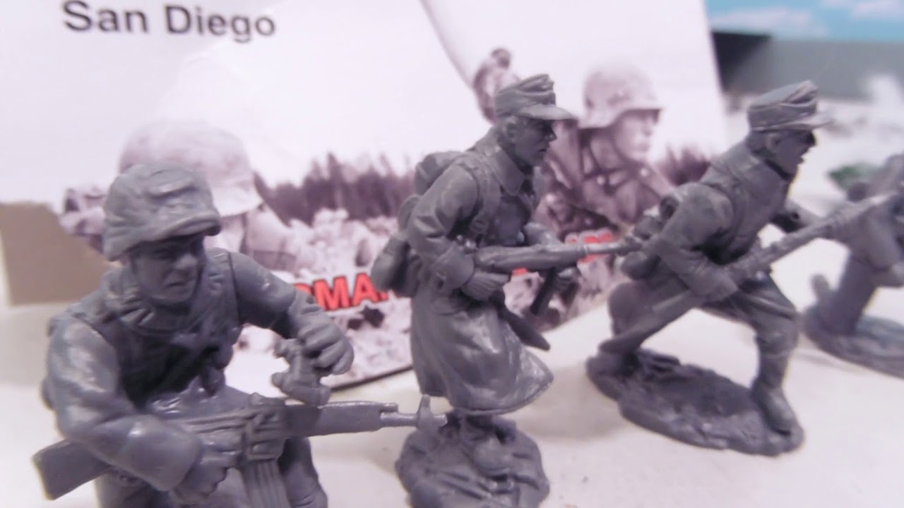 TSSD GERMAN INFANTRY SET #27 army men review! - YouTube