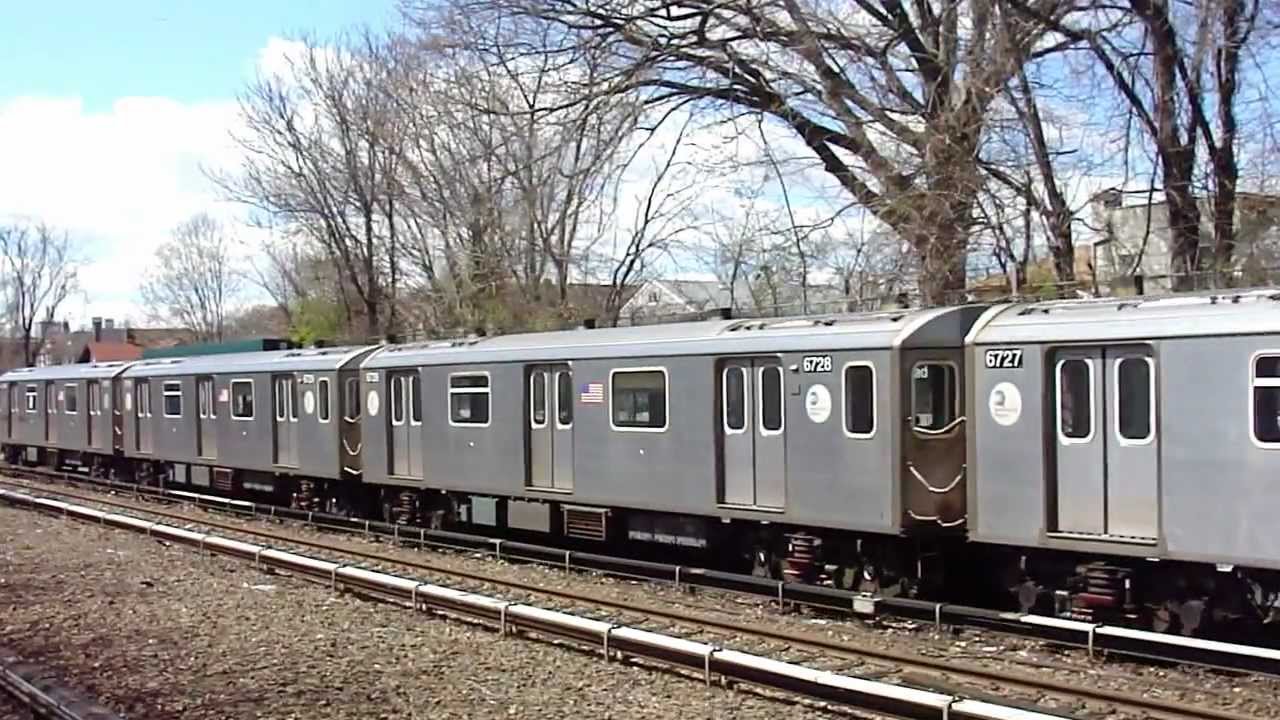 Manhattan-bound 5 train at Gun Hill Road - YouTube