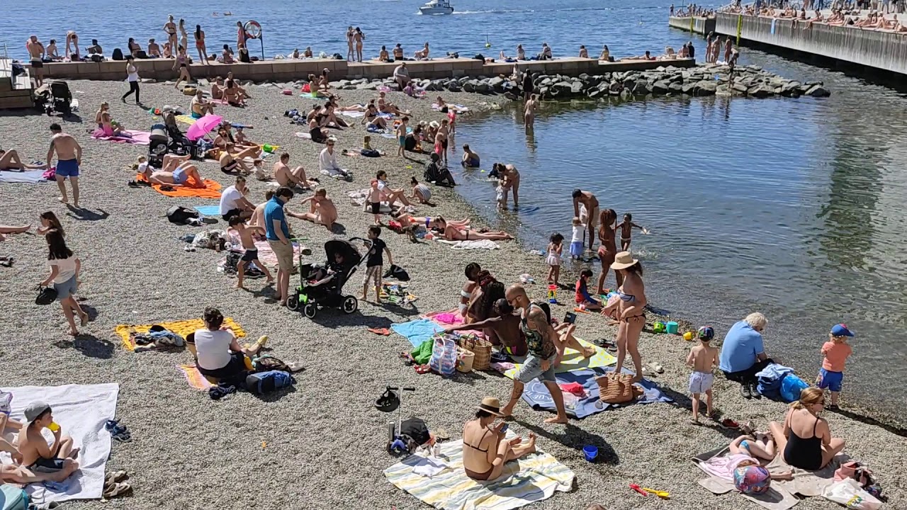 Beach in Oslo, Norway June 1st, 2020 - YouTube