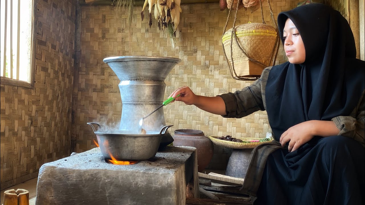 Rumah Sederhana, Tapi UNIK, Asli Di Dapur Kayu Niat Kuring, Suasana Di ...