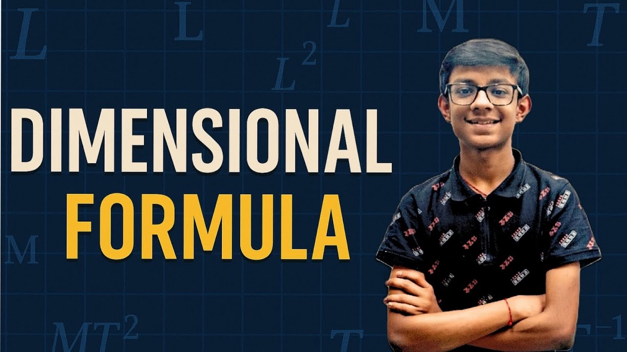 Dimensional formula physics , explained - YouTube