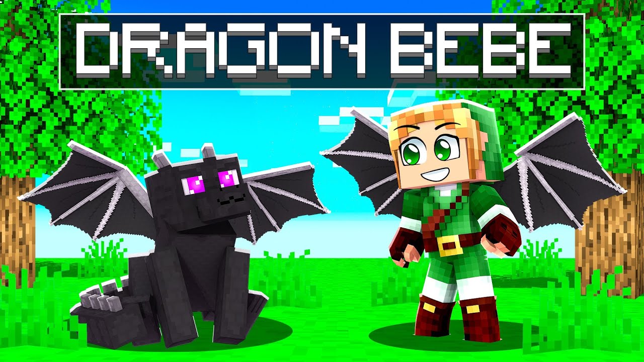 ME CONVIERTO EN DRAGON BEBE👶🐉 MUNDO LEON 2 MINECRAFT LEON PICARON ...