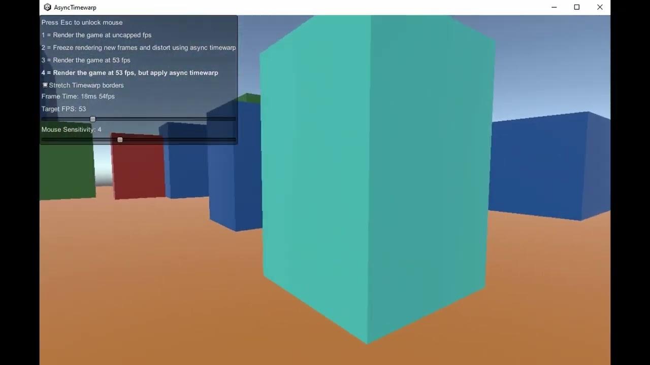 Async Reprojection outside of VR - YouTube