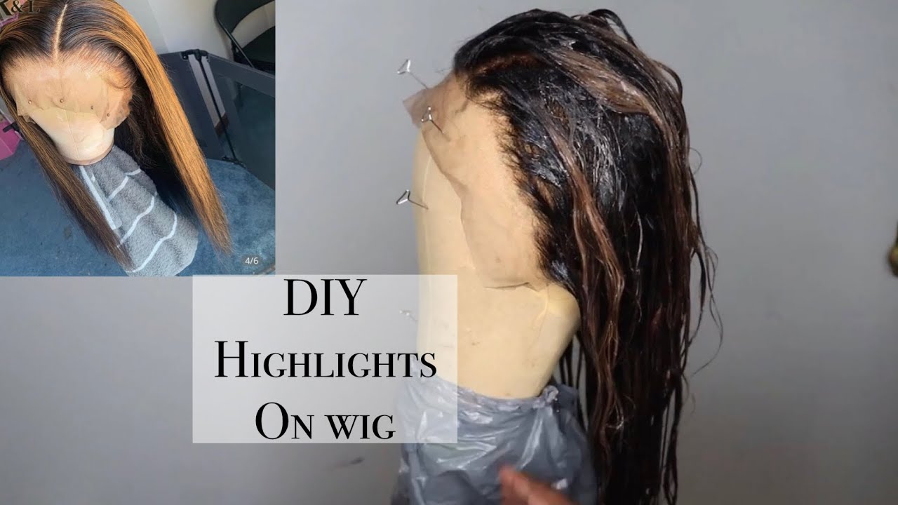 How To Add Highlights To Aliexpress Wig | AFFORDABLE ALIEXPRESS HAIR ...