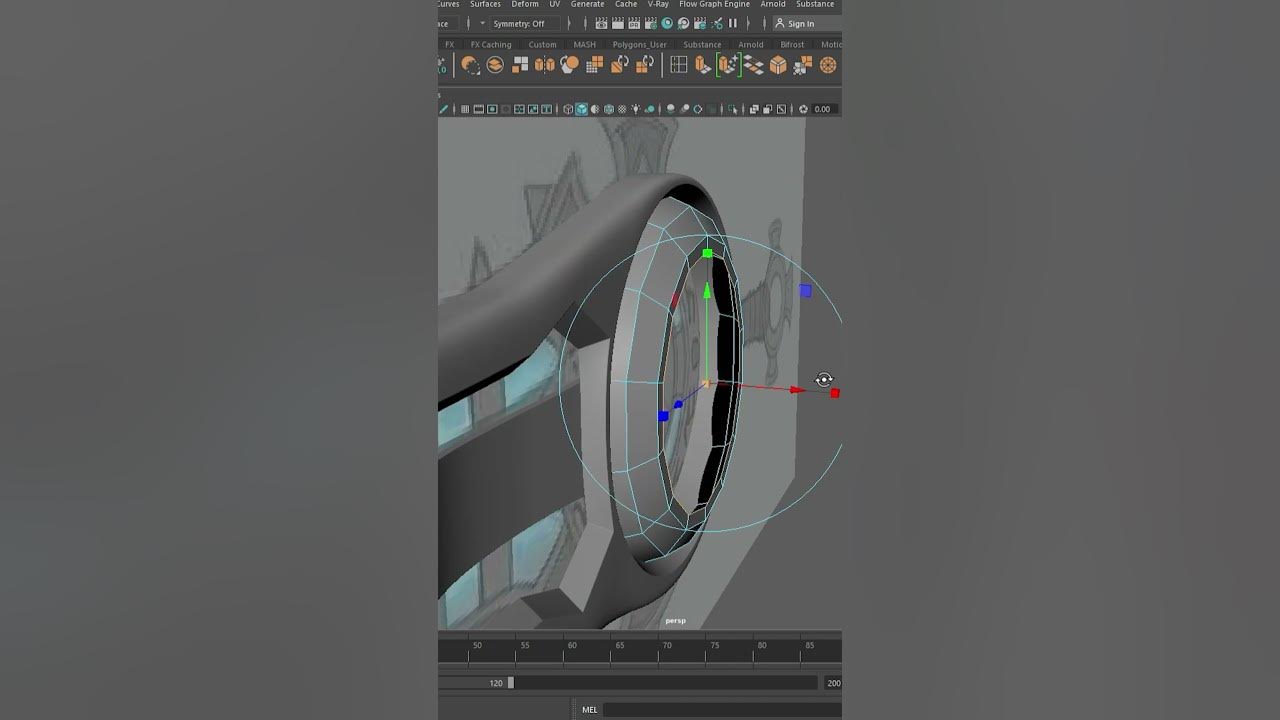 Fantasy Sword Modeling in Maya + Texturing in Substance Painter | Full Tutorial #shorts ...
