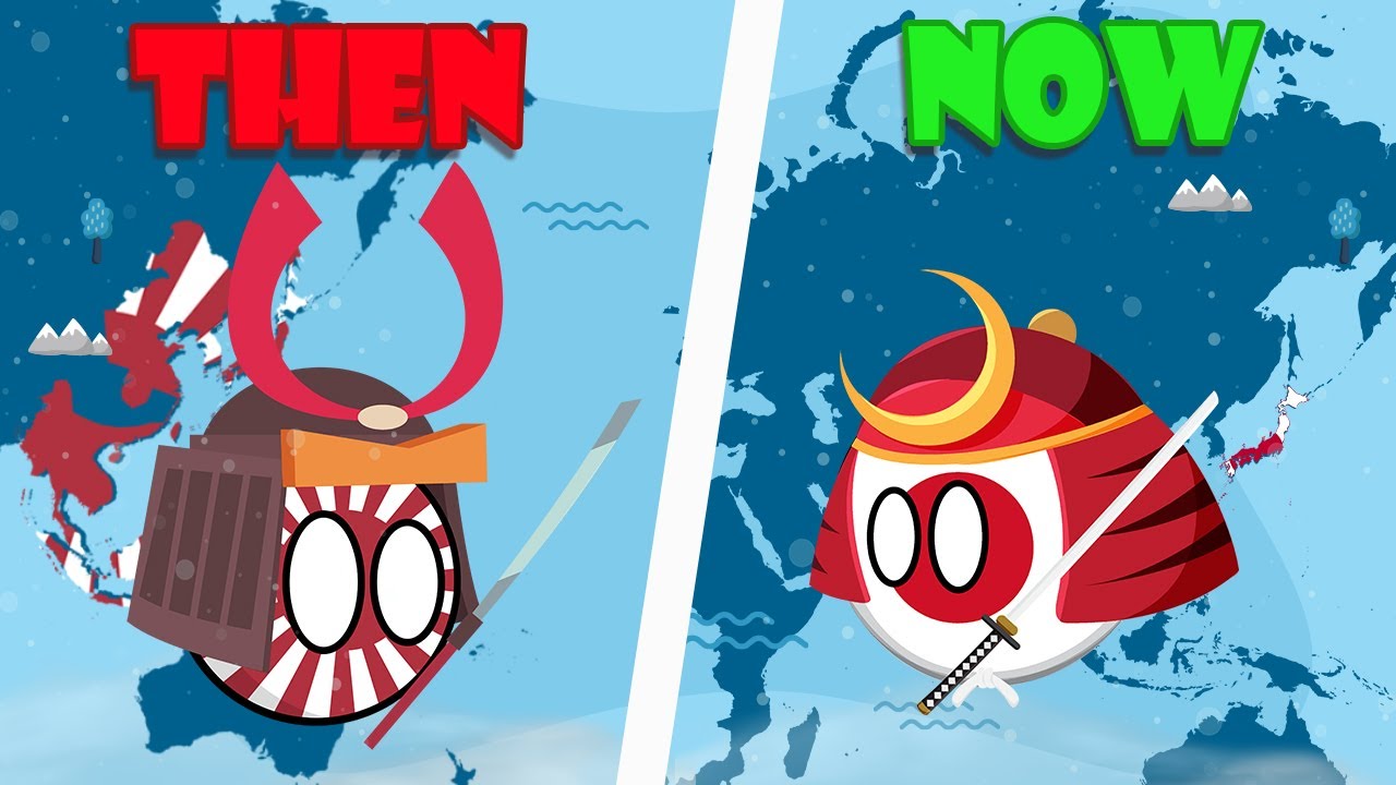 Countryballs Then And Now -- part 2 -- Countryballs Animation - YouTube