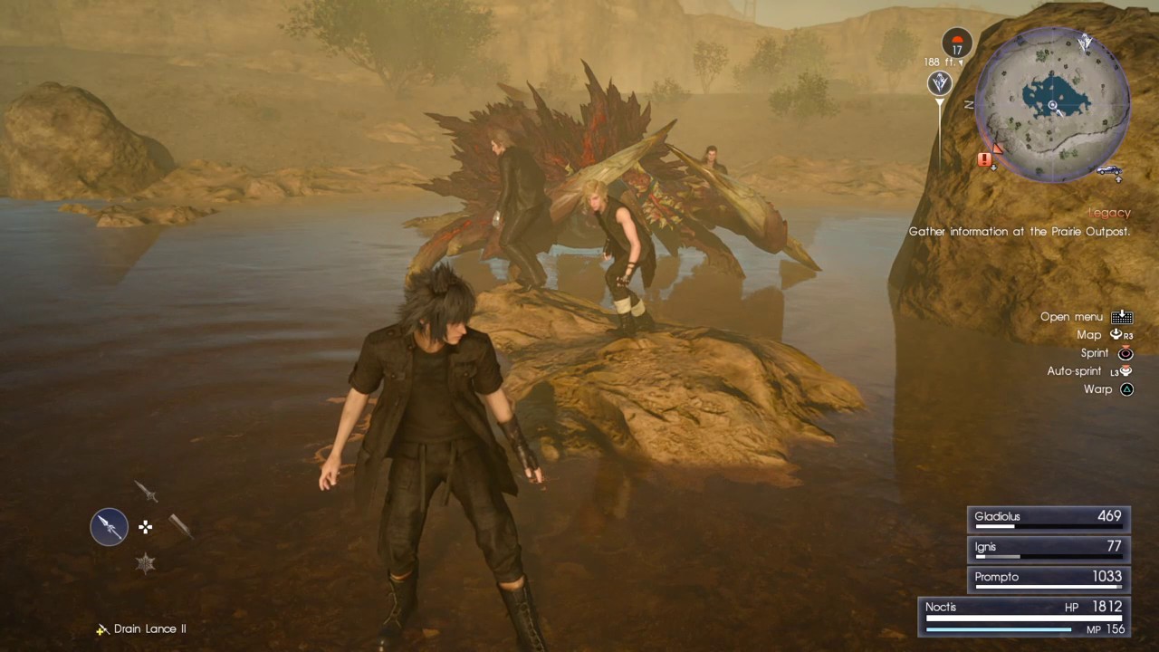 FINAL FANTASY XV PART 8 [ T-REX???] - YouTube