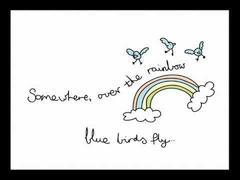 Over the rainbow & a wonderful world animation.