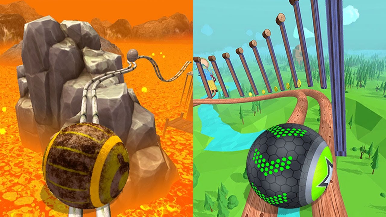📛 Going Balls VS Rollance Ball,Temple Rolling Balls,Rolling Balance ...