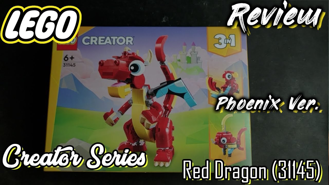 Lego Creator Series Review - Red Dragon (31145) Phoenix Ver. - YouTube