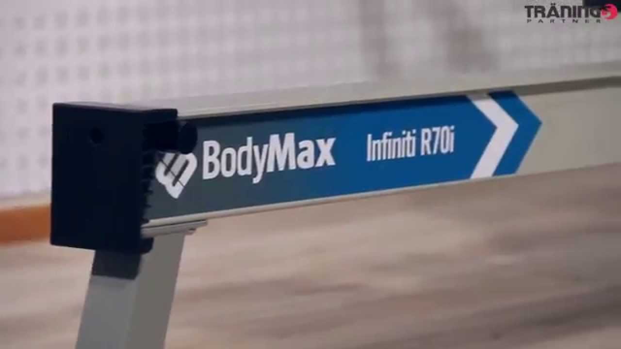 BodyMax Infiniti R70i Roddmaskin - Träningspartner.se - YouTube