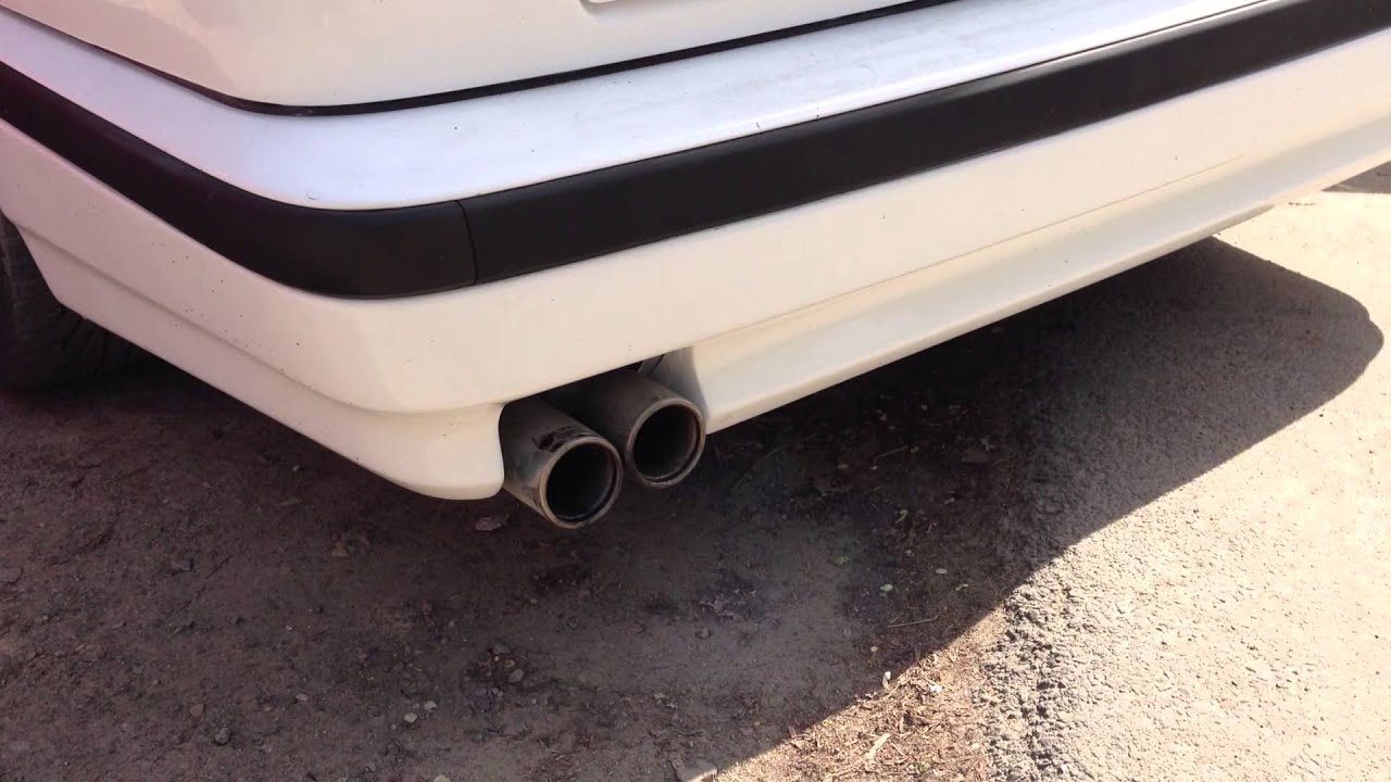 bmw 528 e34 SuperSprint звук - YouTube