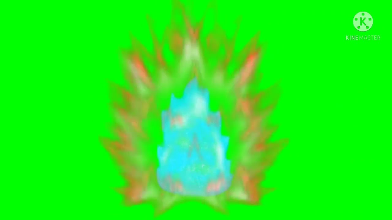 Super Saiyan blue kaioken green screen - YouTube