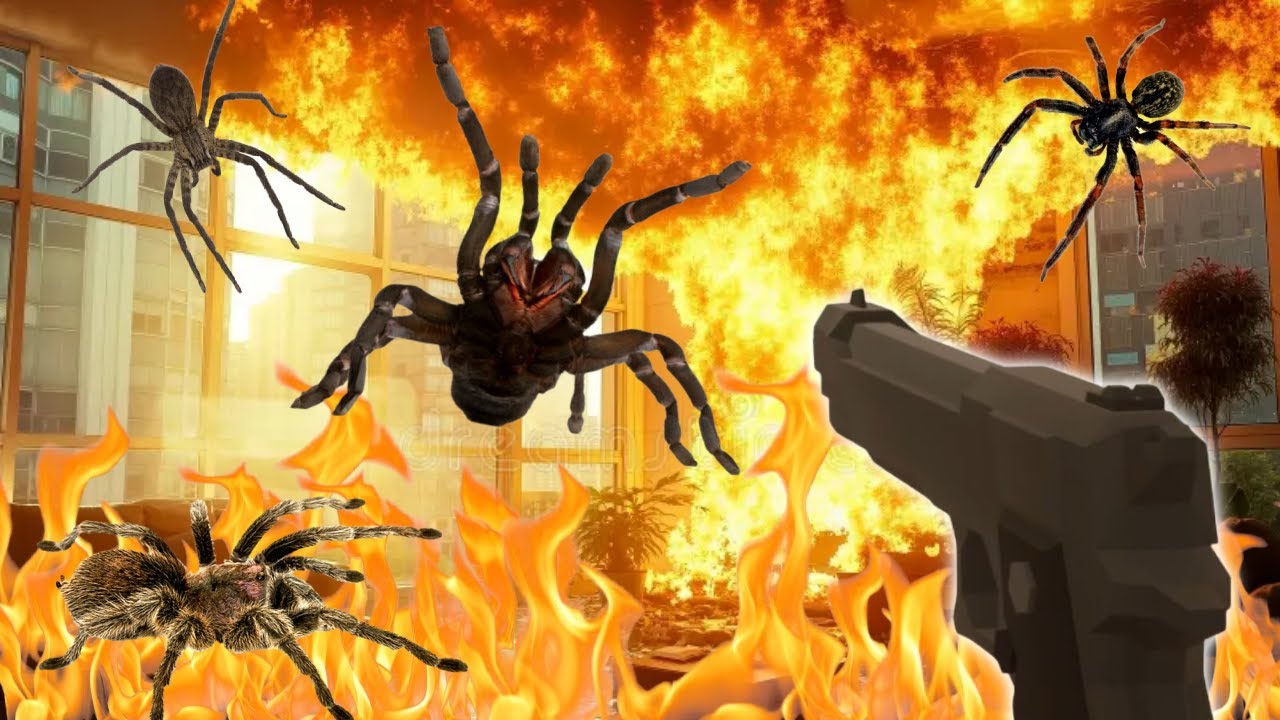 BURN BABY BURN (SPIDERS IN SPACE) | Kill it With Fire 2 - YouTube