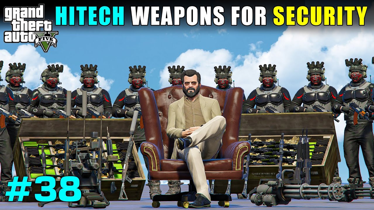 MICHAEL PURCHASED POWERFUL HIGH-TECH WEAPONS FOR SECURITY | GTA V GAMEPLAY | CLASSY ANKIT - YouTube