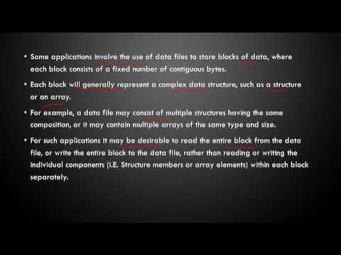 fread and fwrite in c file - YouTube
