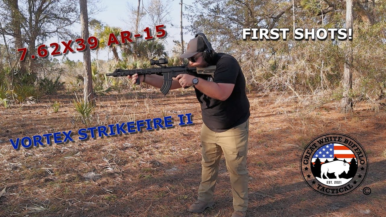 7.62x39 Chambered AR + Vortex Strikefire II. Wesley's Custom Build and Review - YouTube