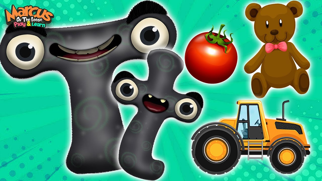 Monster Alphabet Letter T Sounds | Educational Video ...