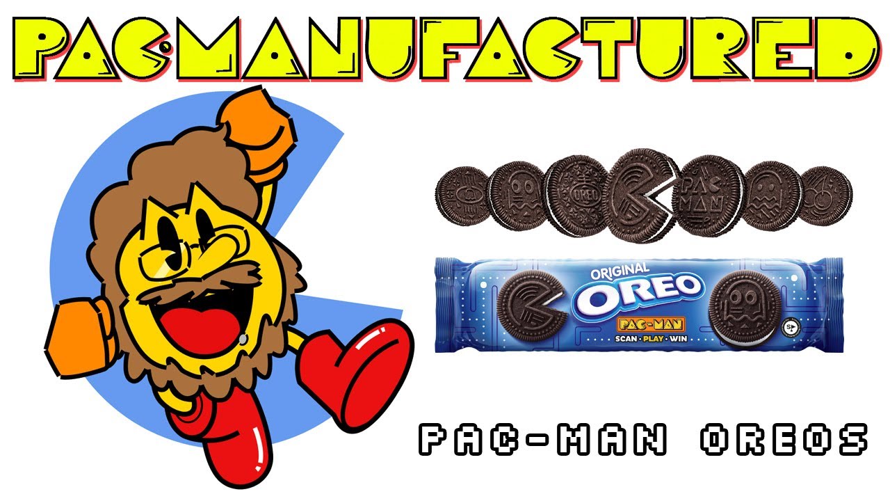 Pac-Man Oreos (Pac-Manufactured Episode ?) - YouTube
