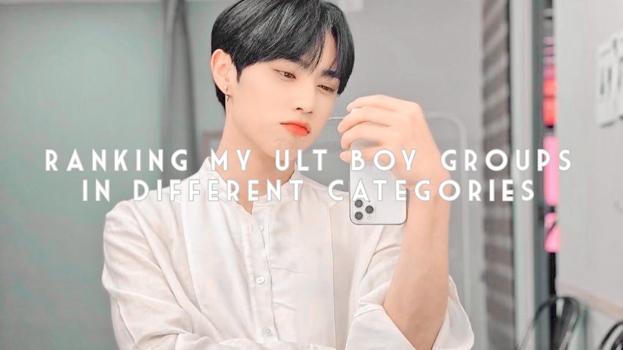ranking my ult boy groups in different categories - YouTube