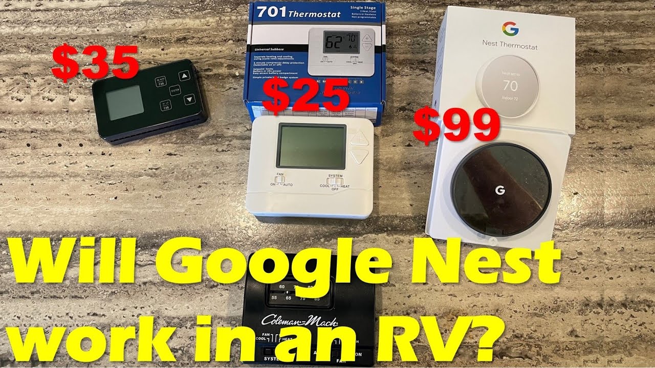 $20 RV Thermostat Upgrade AND popular A/C performance hack! - YouTube