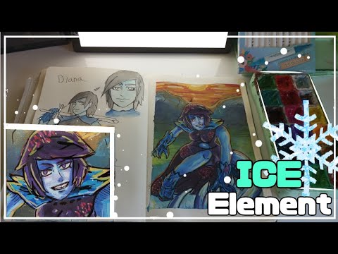 CHARACTER DESIGN for the Elemente ICE + story telling - YouTube