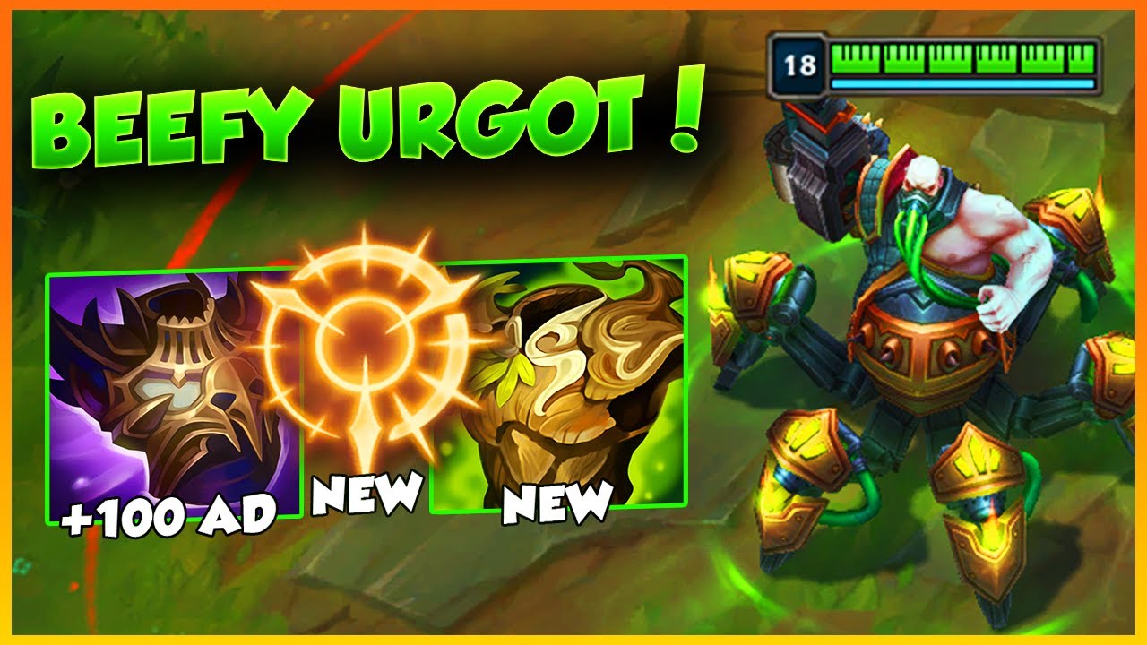 THE BEEFIEST URGOT BUILD! (Warmogs + Overlord's Bloodmail) - YouTube