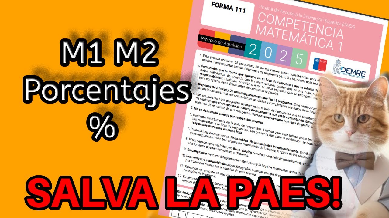 PAES M1 M2- Resolviendo ejercicios PAES de porcentajes - YouTube