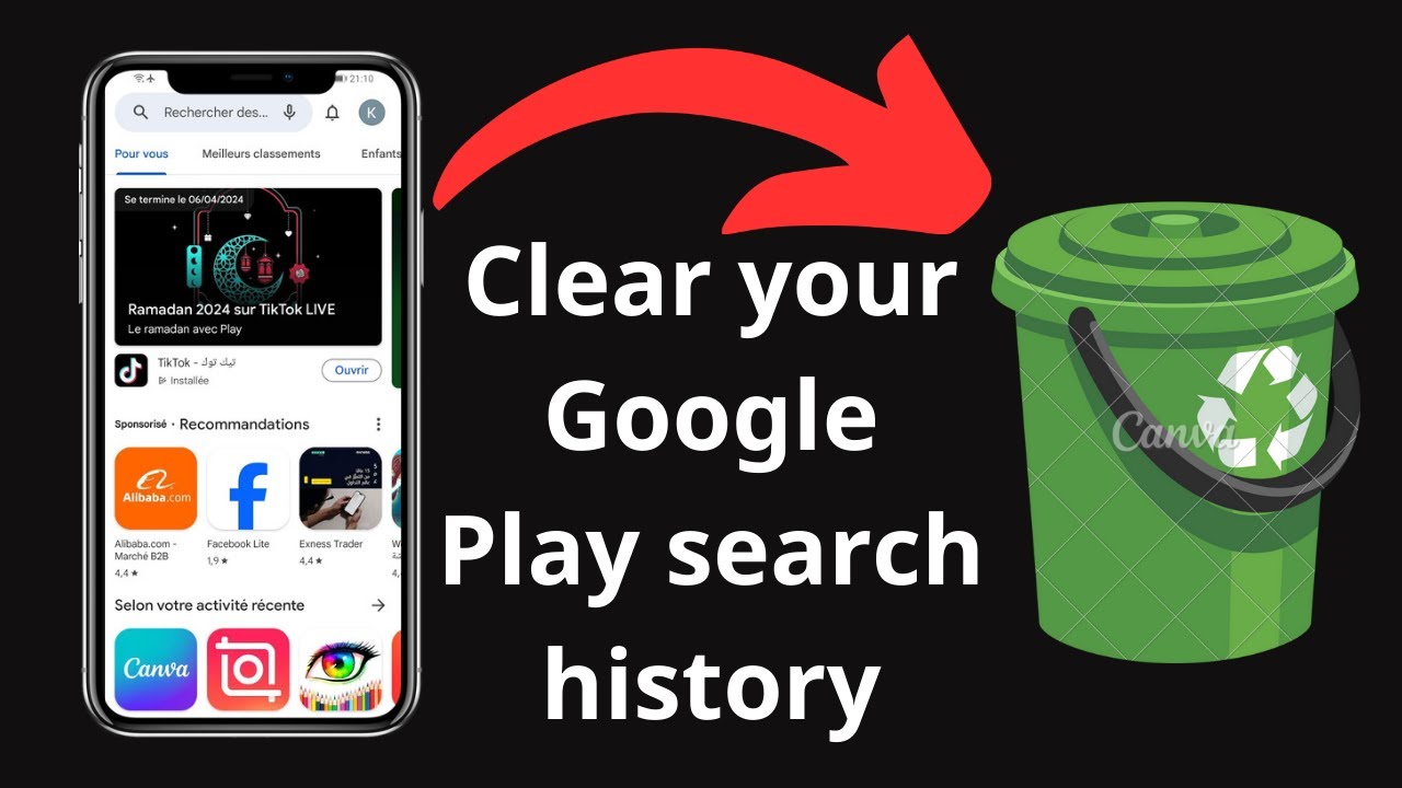 Clear your Google Play search history - YouTube