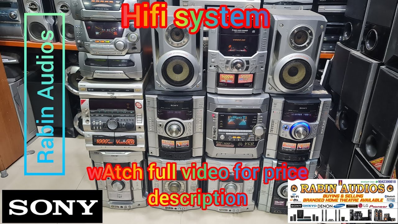 ️Available💯Sony hifi package available only Receiver working condition #hometheater #speaker ...