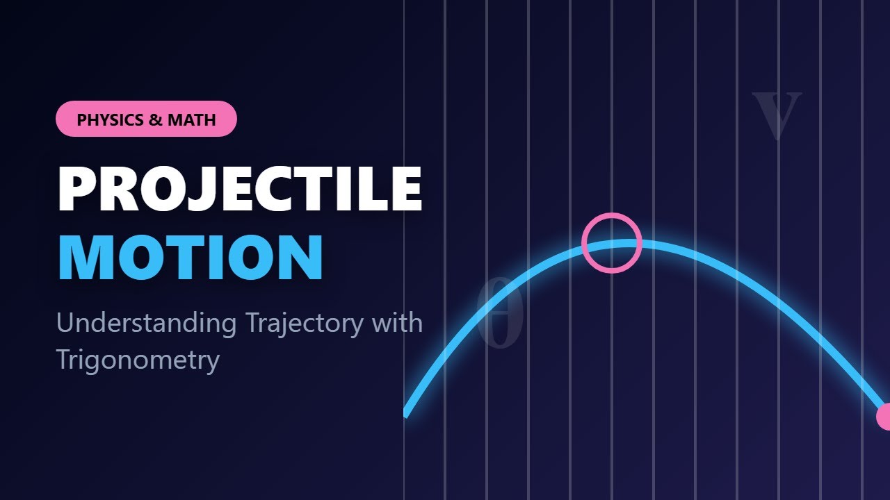 Projectile Motion Physics: Trajectory Analysis with Trigonometry - YouTube