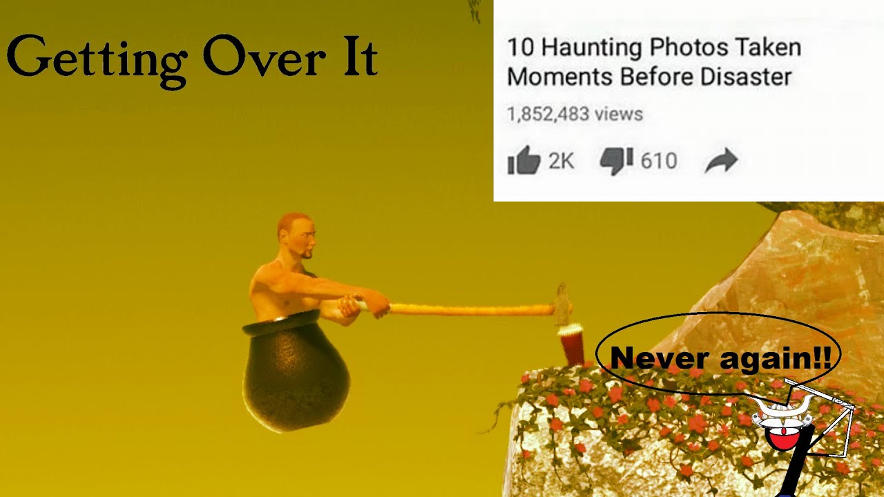 Never Getting Over It With Bennet Foddy I Want To Die - YouTube