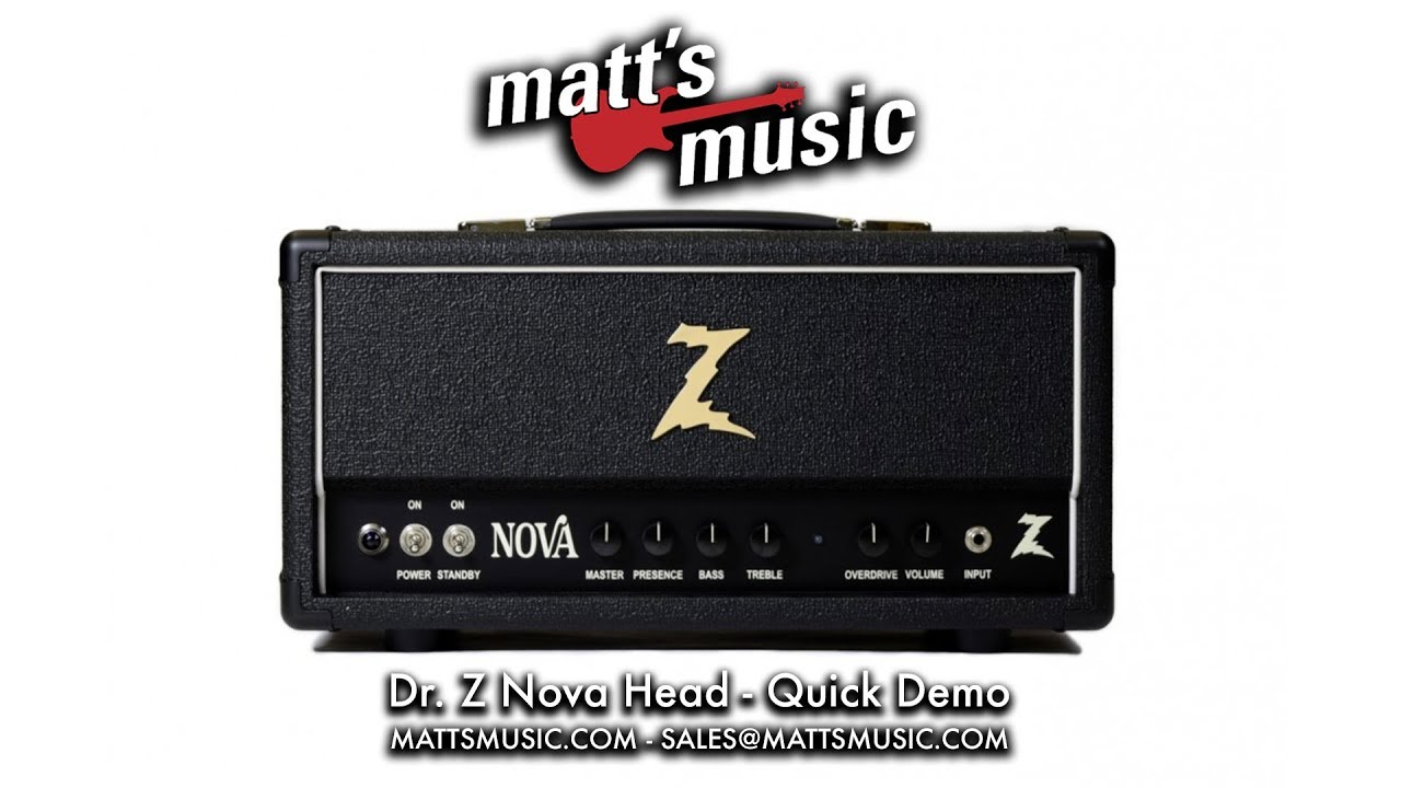 Matt's Music Center - Dr. Z Nova Amplifier Quick Demo - Chris Bryant ...