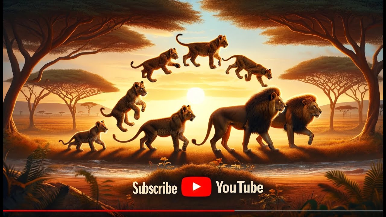 The Life Cycle of Lions - YouTube