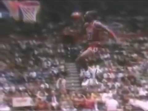 Michael Jordan One Handed Clutch 1987 - YouTube