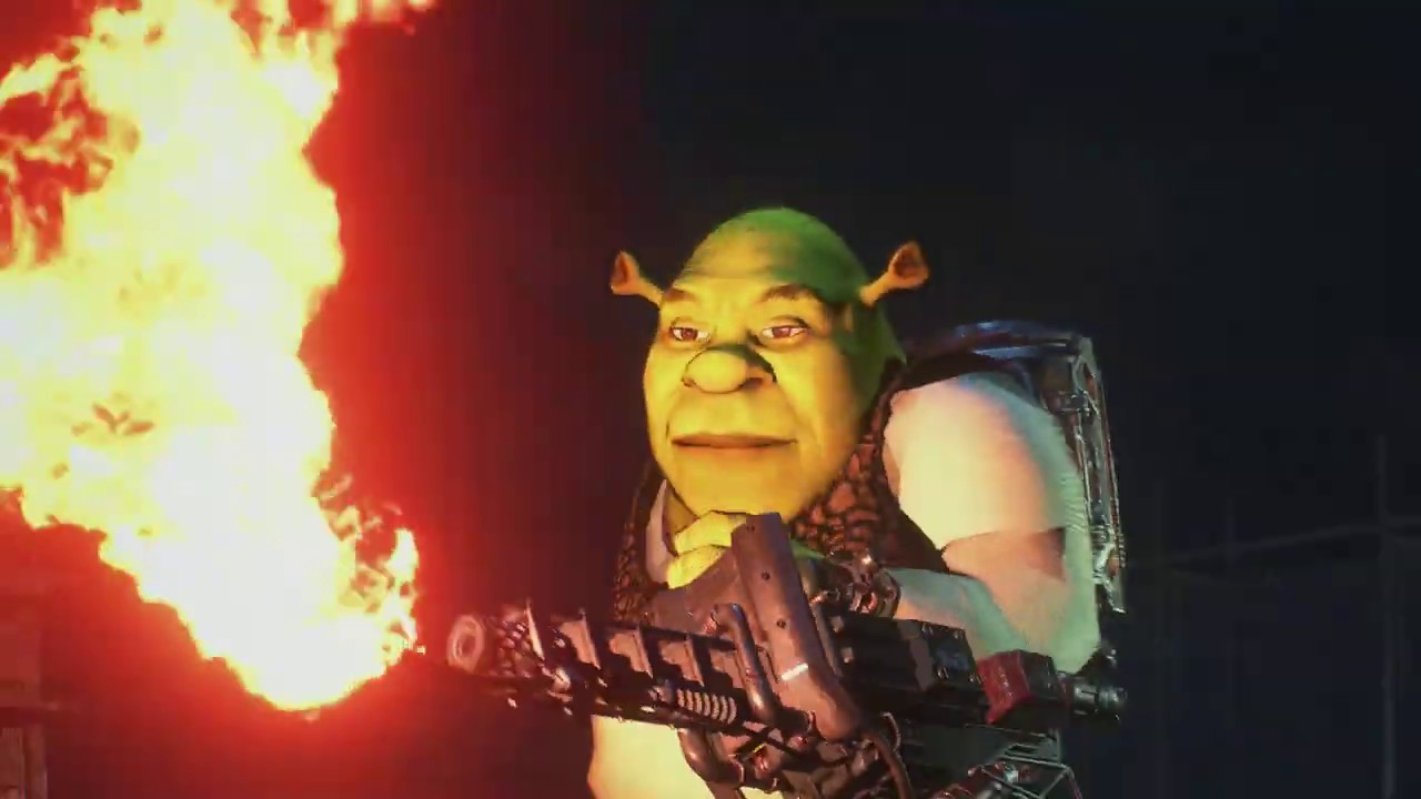 Resident Evil 3 Remake Nemesis as Shrek Epic Chase - YouTube