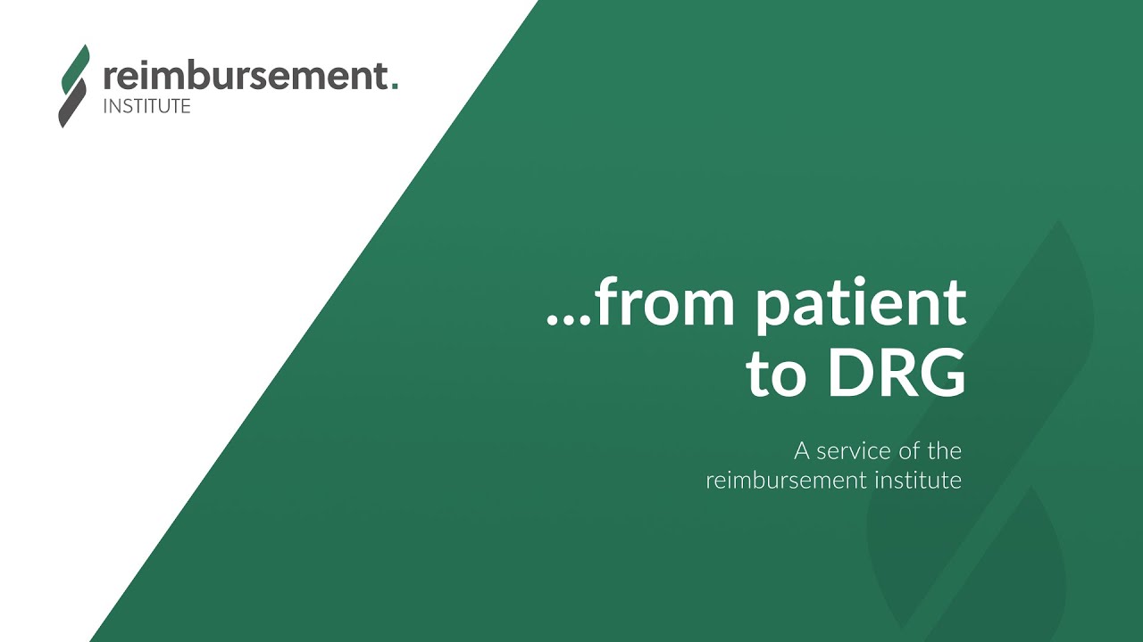 Reimbursement in german hospitals, from patient to G-DRG - YouTube