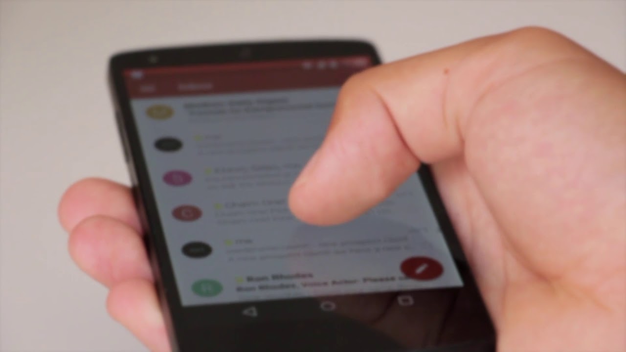 Scrolling Through Mobile Phone - YouTube
