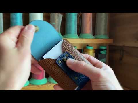 Wallet of the Day - Original Snap Wask - Blue Dollaro and Whiskey Dollaro