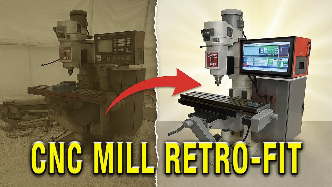 CNC Mill Retrofit | Before & After Machine Upgrade Transformation - YouTube